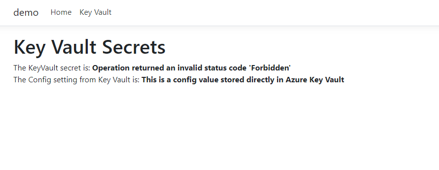 Setting up Managed Identities for ASP.NET Core web app running on Azure App Service